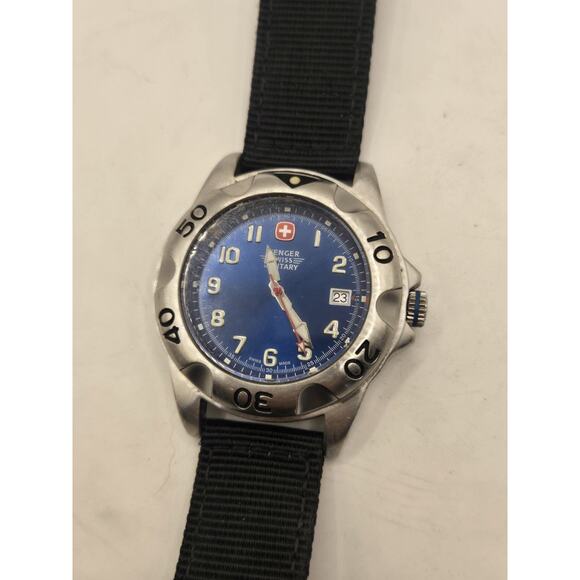 Wenger | Accessories | Vintage Wenger Swiss Military Mens Dive Watch ...